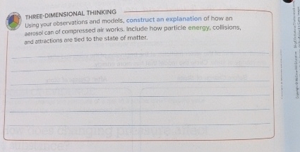 Solved THREE-DIMENSIONAL THINKINGUsing your observations and | Chegg.com