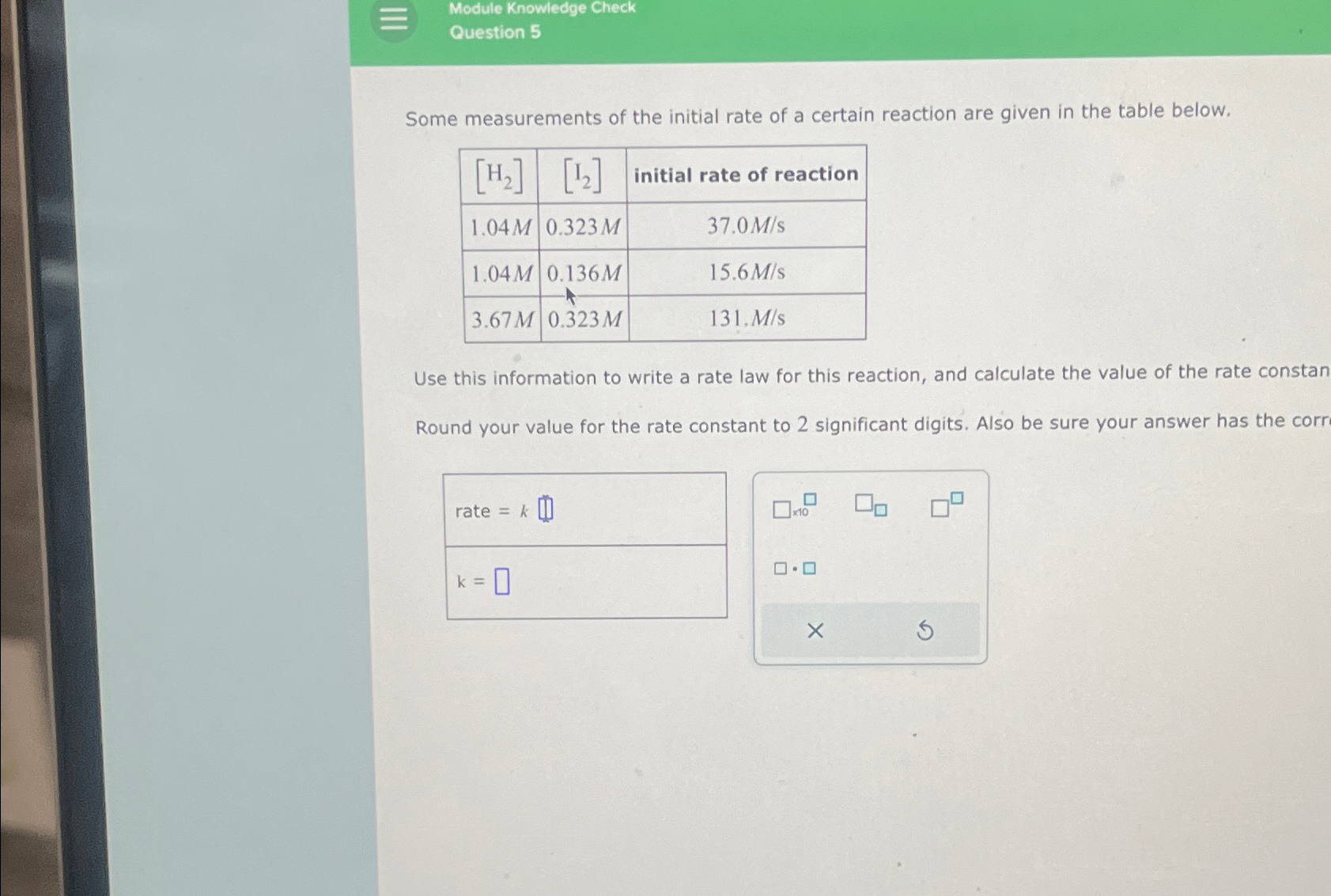 Solved Module Knowledge CheckQuestion 5Some measurements of | Chegg.com