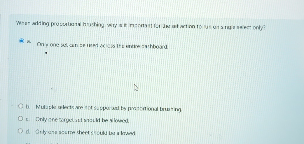 Solved When adding proportional brushing, why is it | Chegg.com