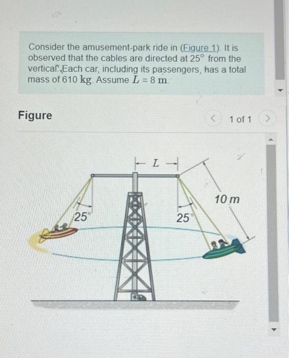Solved Consider the amusement-park ride in (Figure 1). It is | Chegg.com