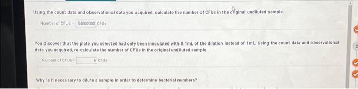 Solved Using The Count Data And Observational Data You 