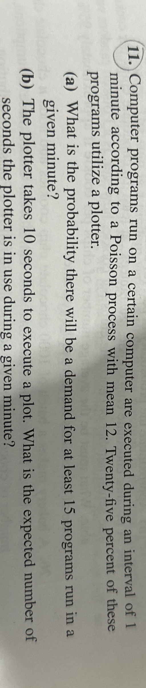 Solved Computer programs run on a certain computer are | Chegg.com