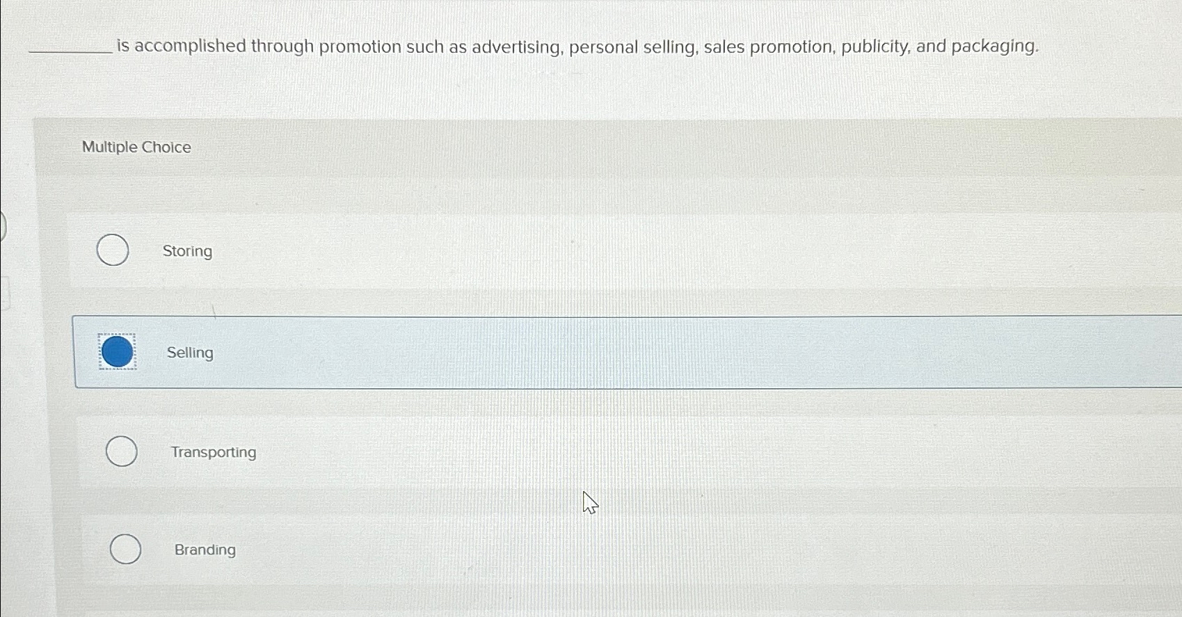 Solved is accomplished through promotion such as | Chegg.com