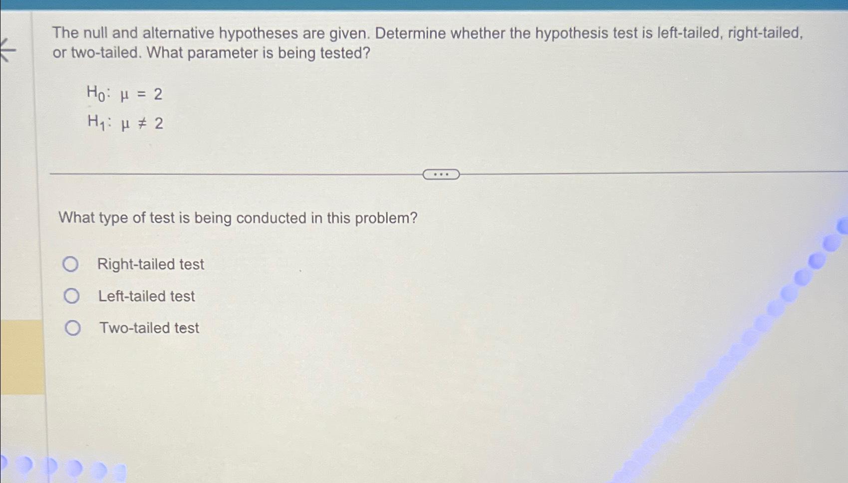 Solved The null and alternative hypotheses are given. | Chegg.com