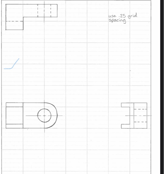 Solved use 25 grid spacing E | Chegg.com