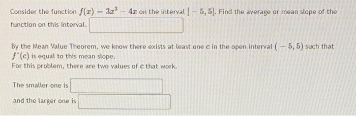 Solved 8) Find the average mean slope and the two values of | Chegg.com