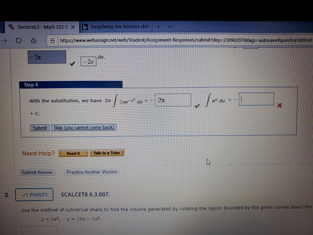 Solved MA Section6.3 - Math 2225 X longsheng rice terraces | Chegg.com
