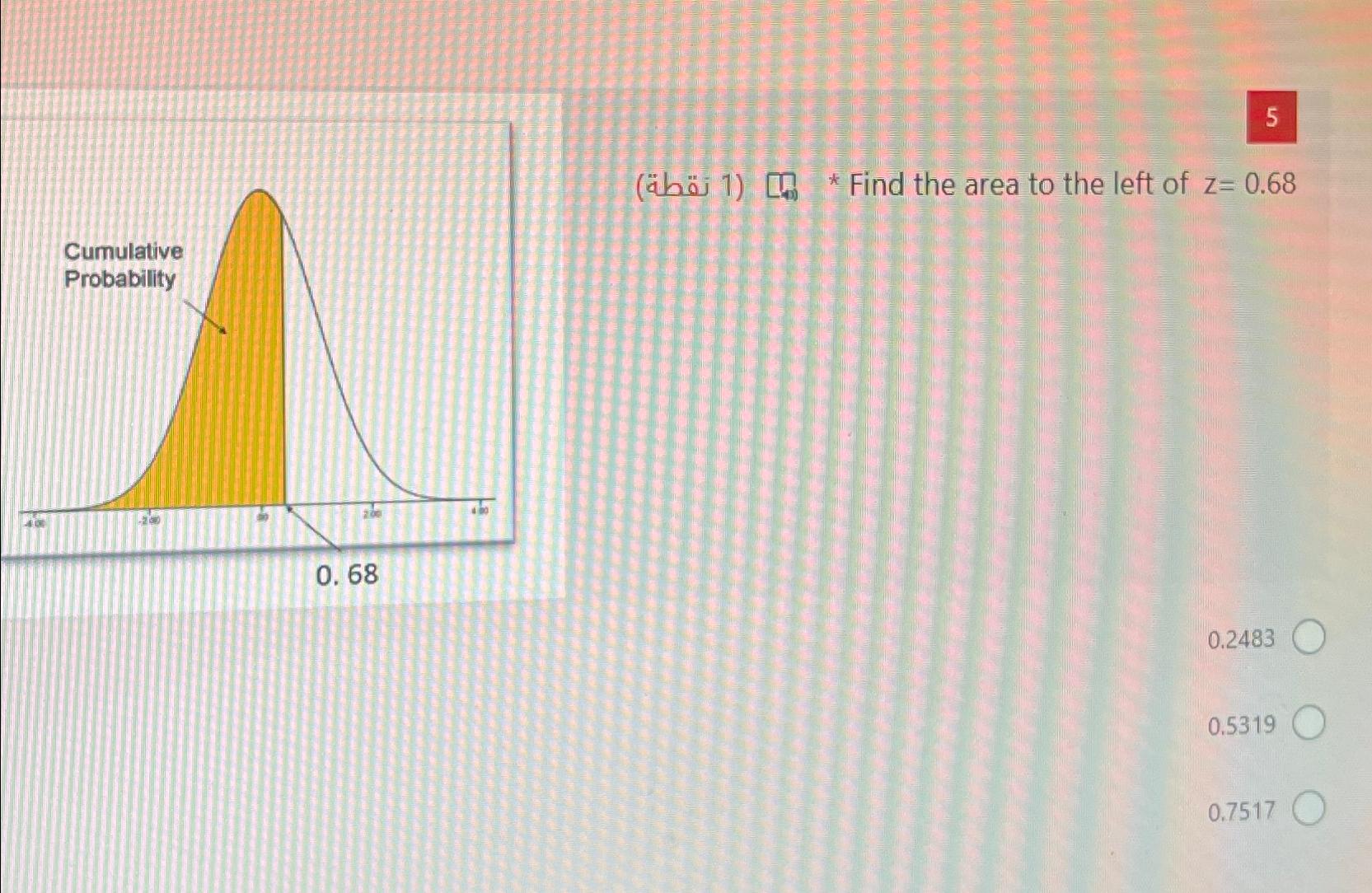 Solved Assume that Z has the standard normal distribution : | Chegg.com