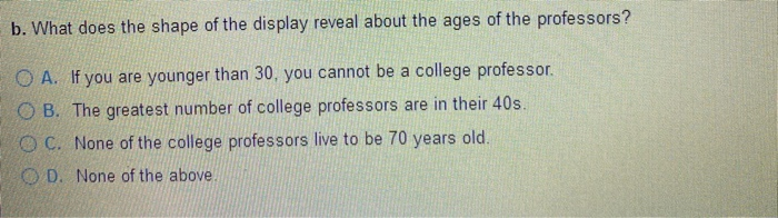 Solved A random sample of 40 college professors is selected | Chegg.com