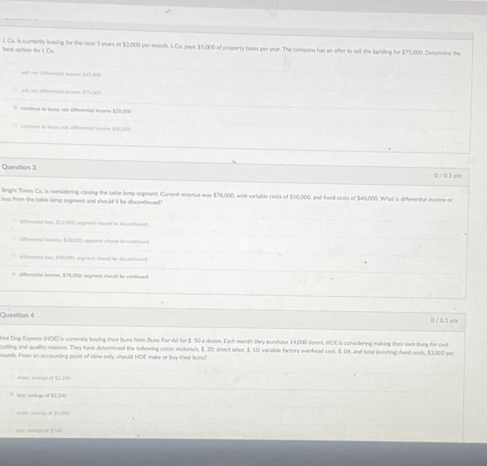 Solved bert eption fortion 0/0.5pts Question 3 0/0.5pta | Chegg.com Solved bert eption fortion 0/0.5pts Question 3 0/0.5pta | Chegg.com