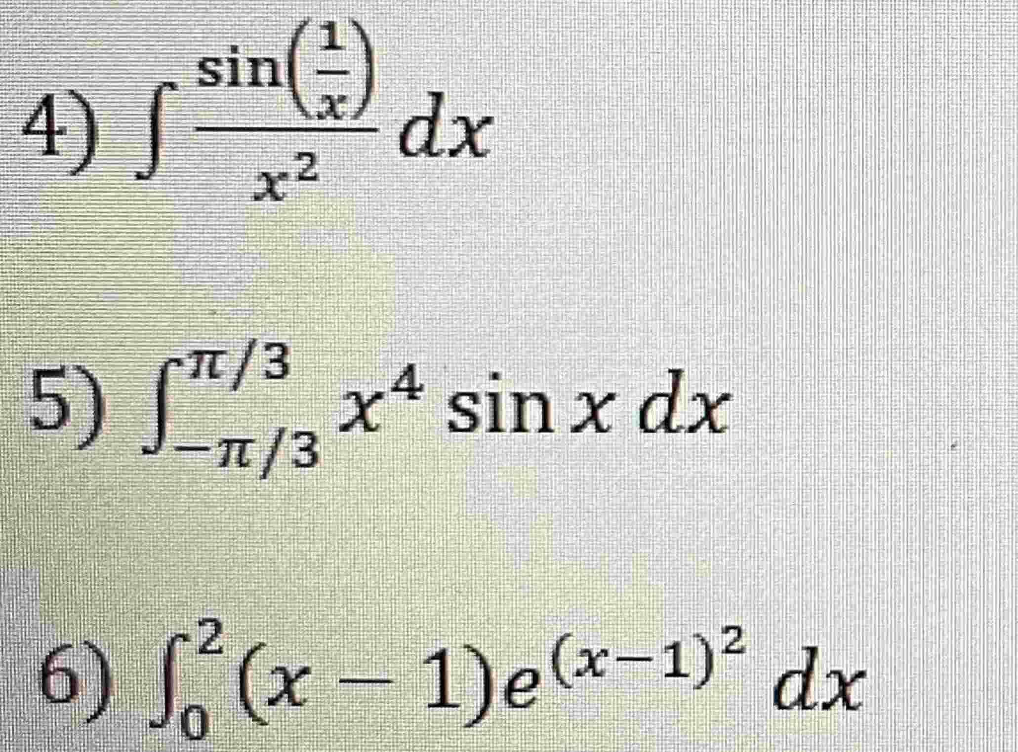 Solved Evaluate the integrals using sustitution | Chegg.com
