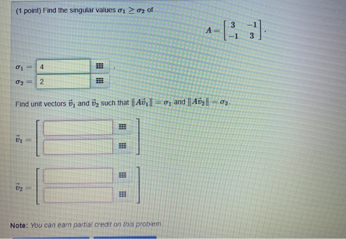 Solved Section 6 5 Singular Value Decomposition Problem