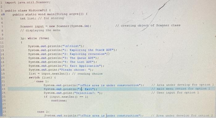 Solved ) Build out your application from your Midterm by | Chegg.com