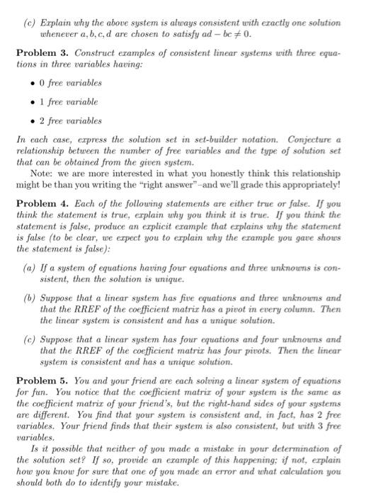 Solved Problem 1. Explain how to solve the following | Chegg.com