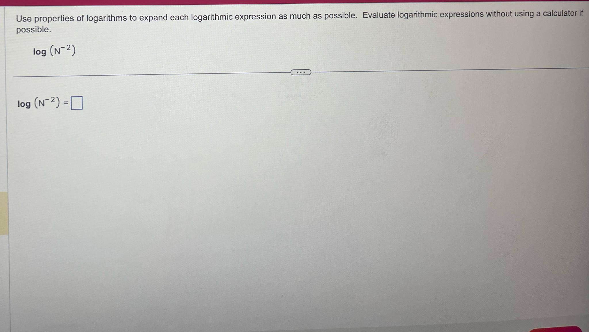 Solved Use properties of logarithms to expand each | Chegg.com