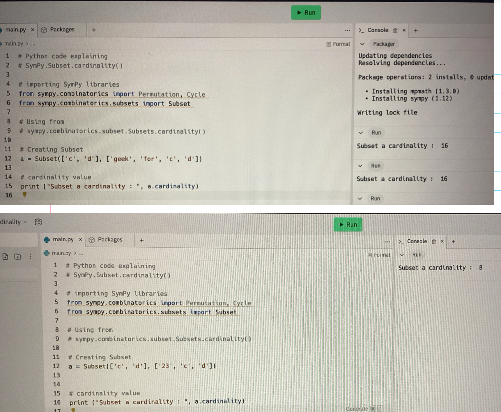 Solved Explain how the codes below work and what their | Chegg.com