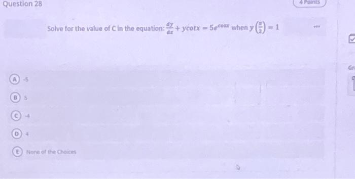 Solved What is a suitable integrating factor that can be | Chegg.com