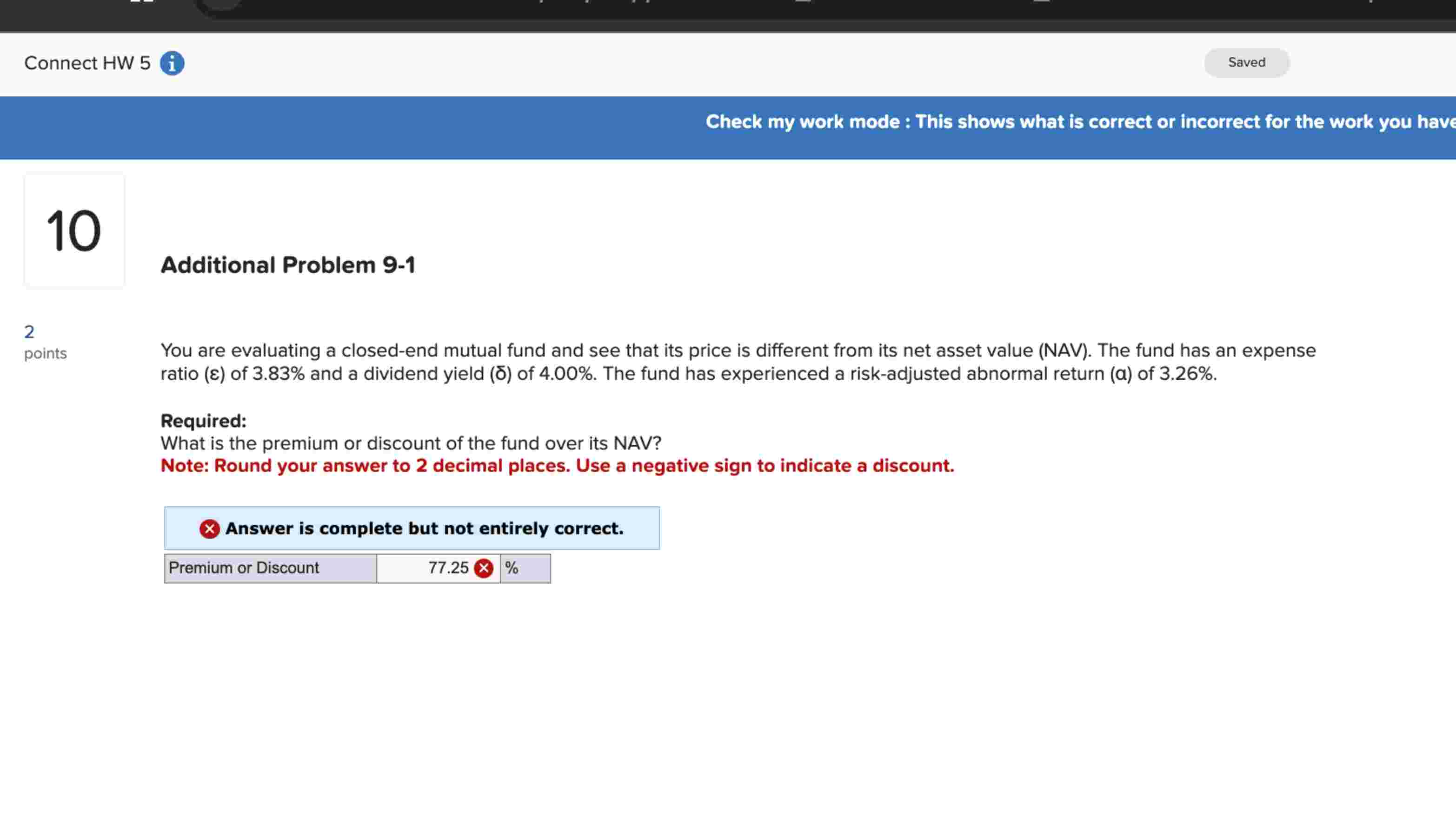 Solved Additional Problem 9-1You are evaluating a closed-end | Chegg.com