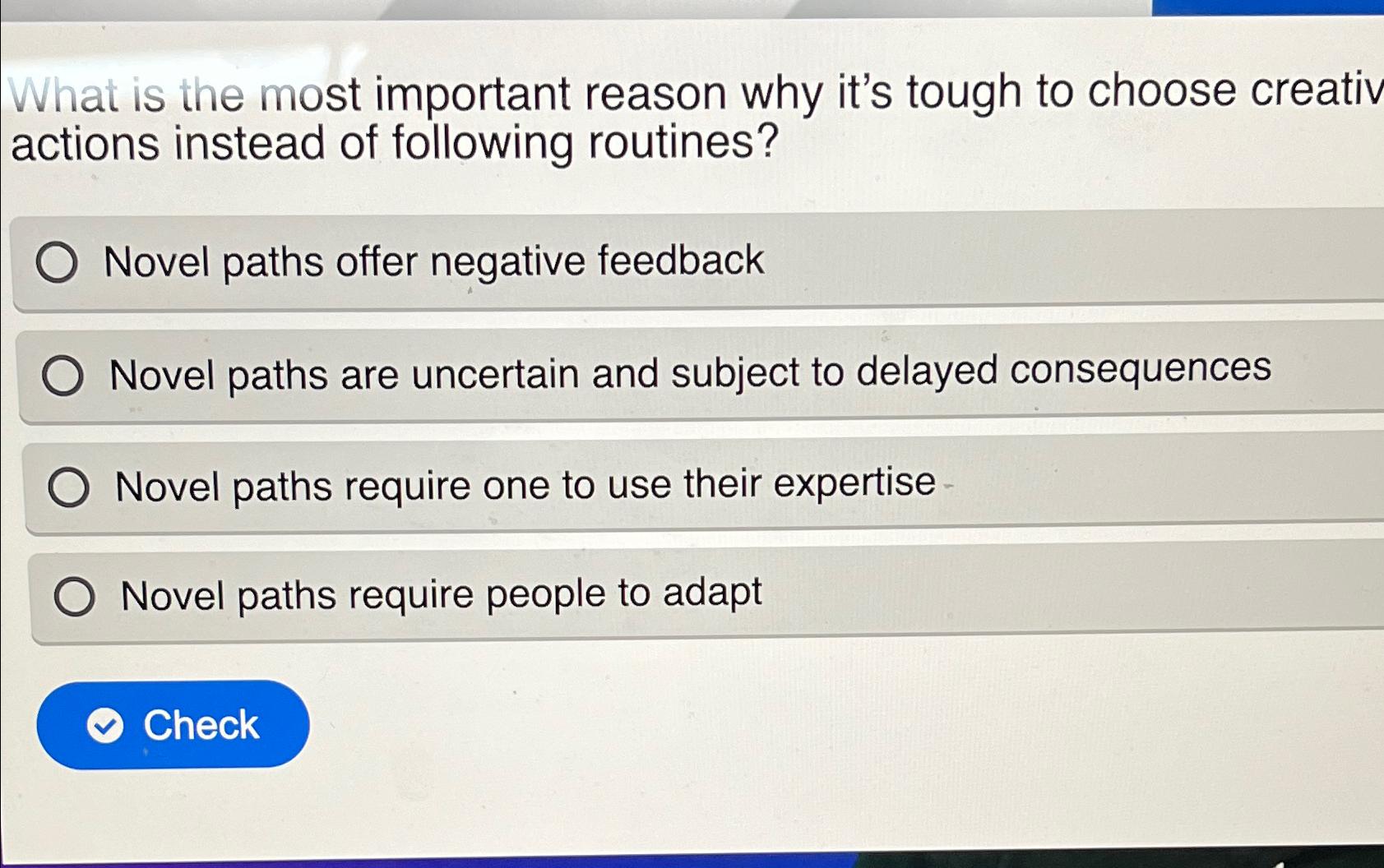 Solved What is the most important reason why it's tough to | Chegg.com