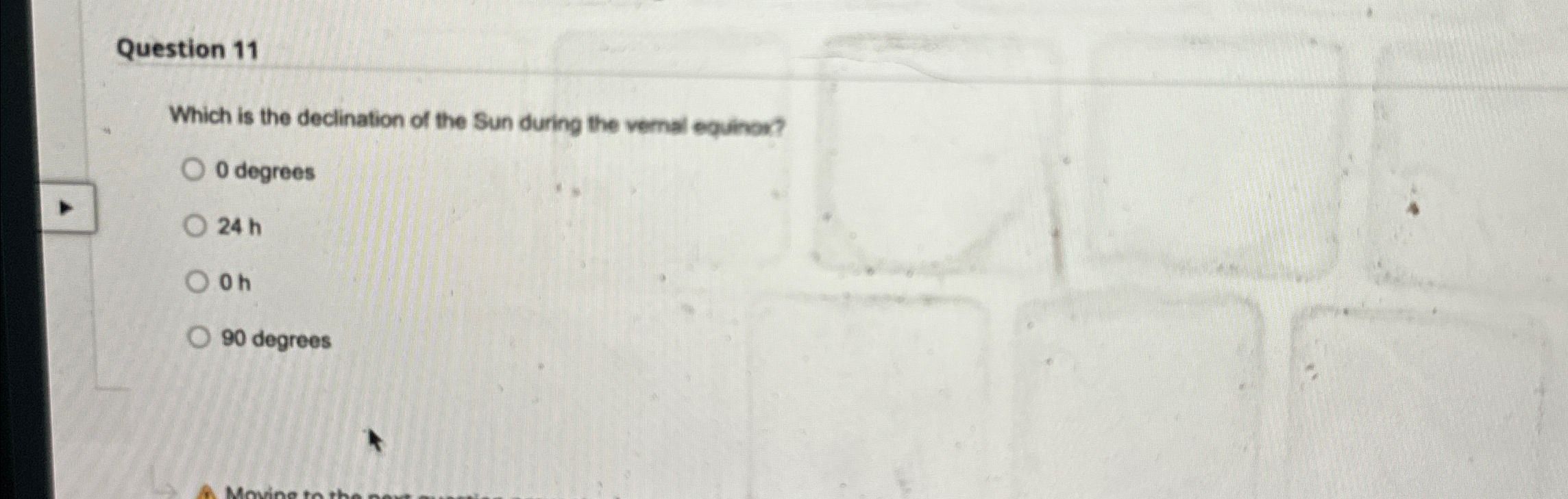 Solved Question 11Which is the declination of the Sun during | Chegg.com