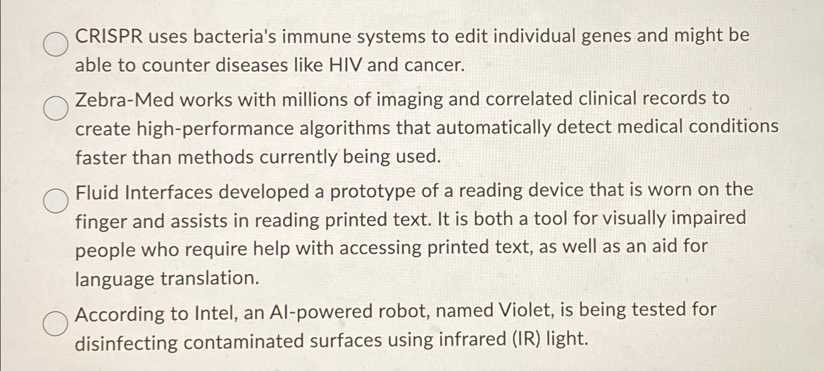 Solved CRISPR uses bacteria's immune systems to edit | Chegg.com