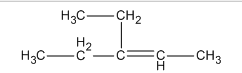 Solved What is the name of the above compound:3-ethylpentene | Chegg.com