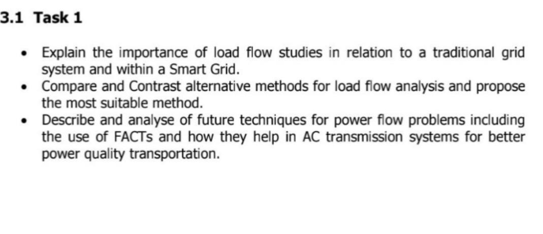 Solved - Explain the importance of load flow studies in | Chegg.com