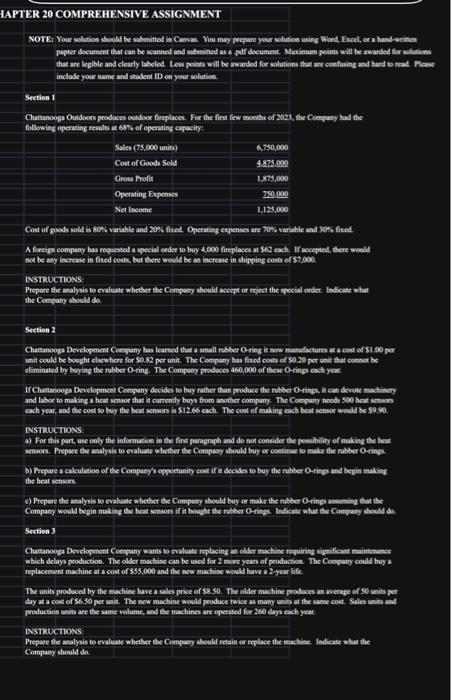 Solved 20.1 Decision-Making and Incremental Analysis 20.2 | Chegg.com