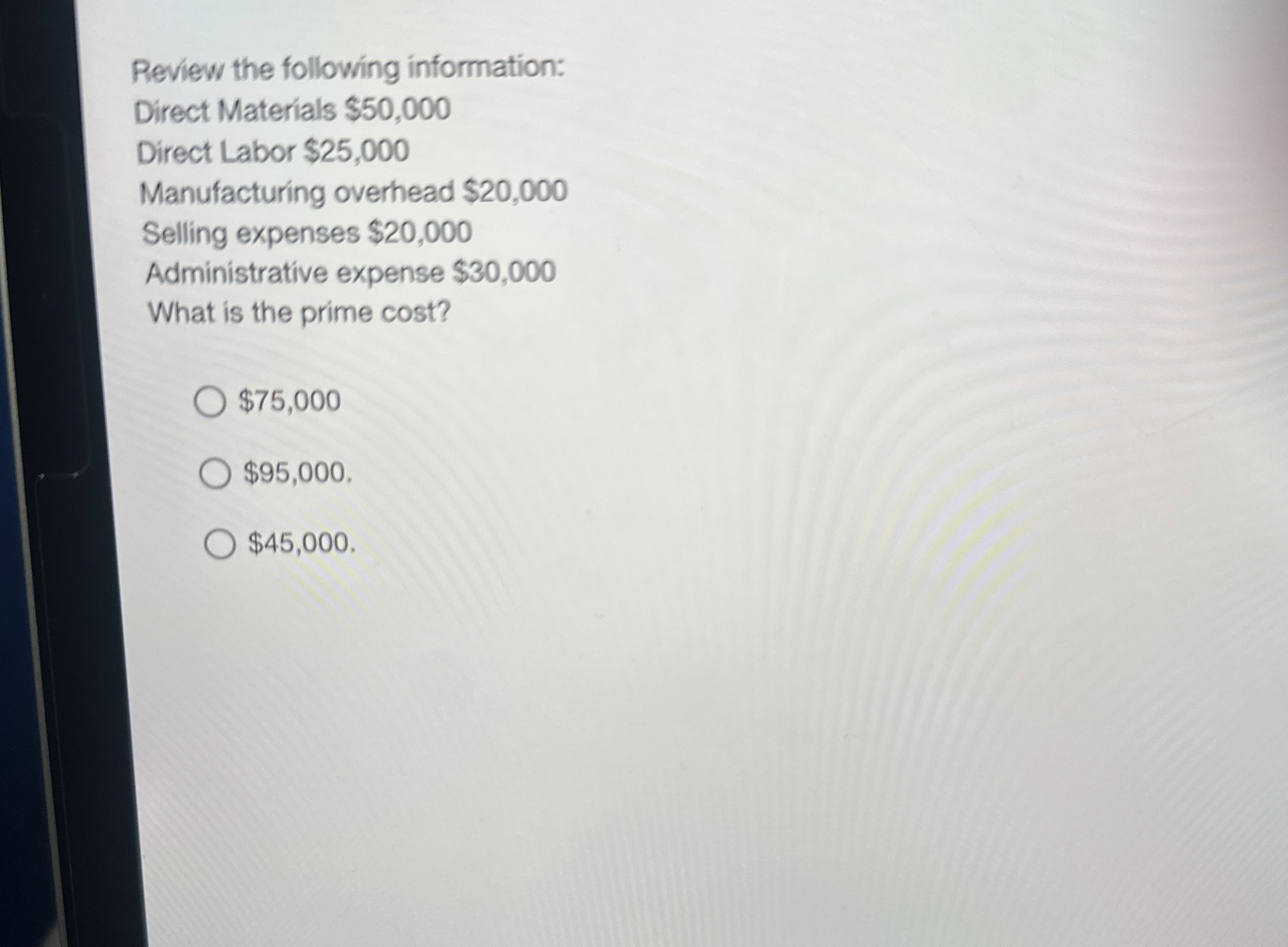 Solved Review the following information:Direct Materials | Chegg.com