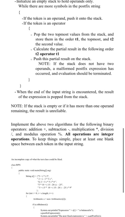 Solved The concept of stack is extremely important in | Chegg.com