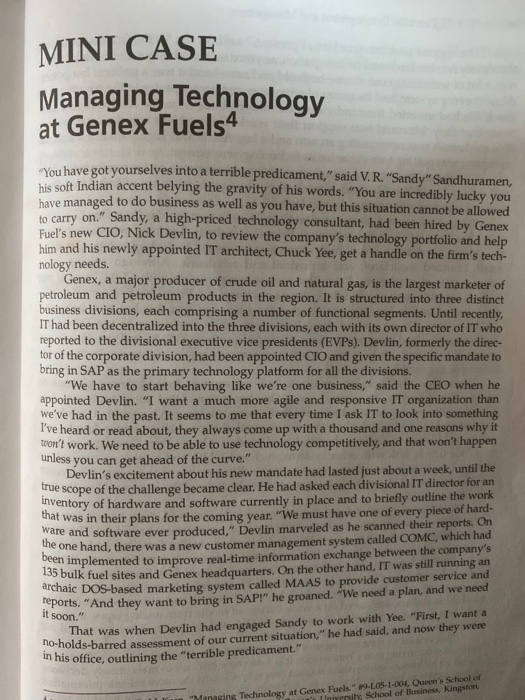 Solved Do you believe that Devlin needed to hire Sandy. a | Chegg.com