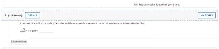 Solved 43v a equal teIf the tase of a sold is the circie | Chegg.com