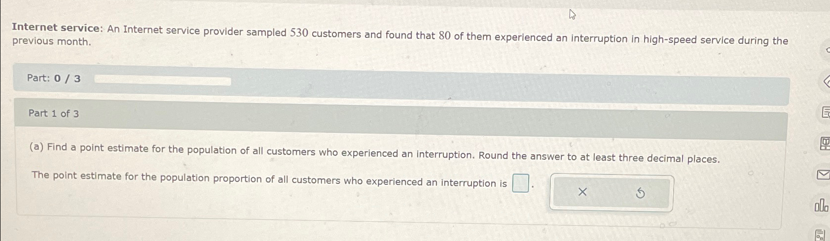 Solved Internet service: An Internet service provider | Chegg.com