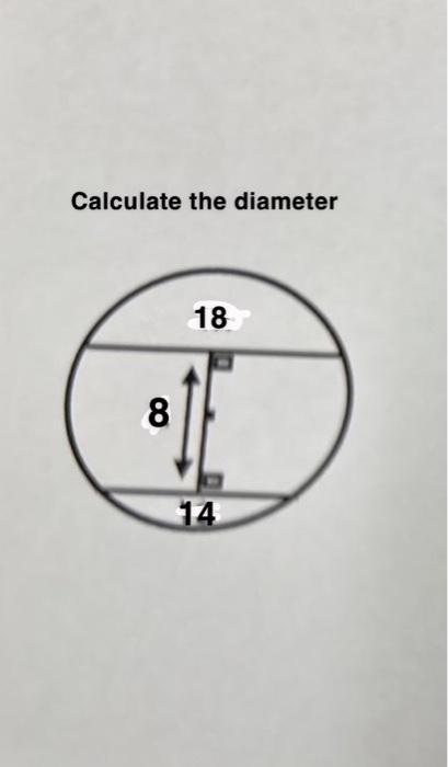 Solved Calculate the diameter | Chegg.com