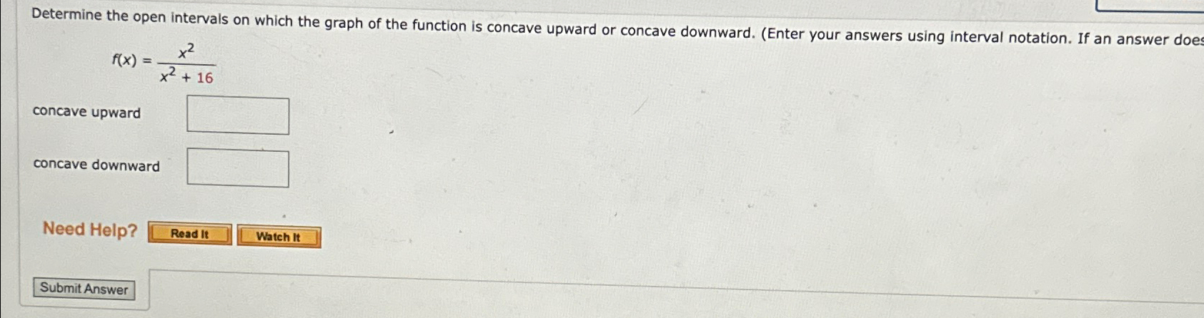 Solved Determine the open intervals on which the graph of | Chegg.com