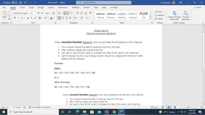 Solved Implement This Code In C Do The Code Whats Given In 3029