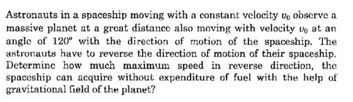 Solved Astronauts in a spaceship moving with a constant | Chegg.com
