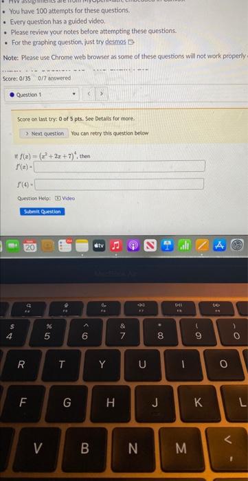 Solved - You have 100 attempts for these questions. - Every | Chegg.com