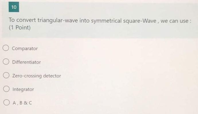 Solved 10 To convert triangular-wave into symmetrical | Chegg.com