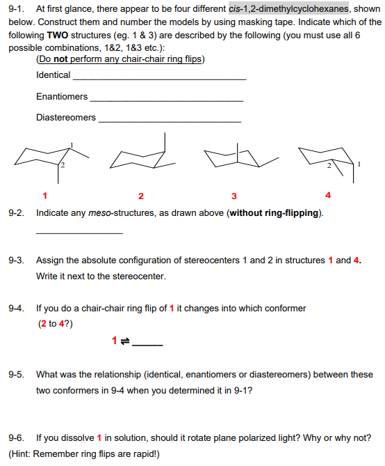 Solved by an EXPERT 9-1. ﻿At first glance, there appear to be four | Chegg.com