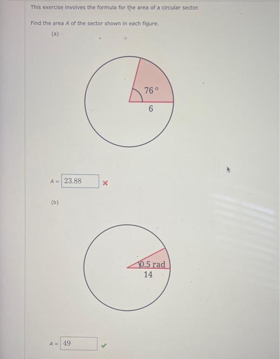 Solved This exercise involves the formula for the area of a | Chegg.com Solved This exercise involves the formula for the area of a | Chegg.com