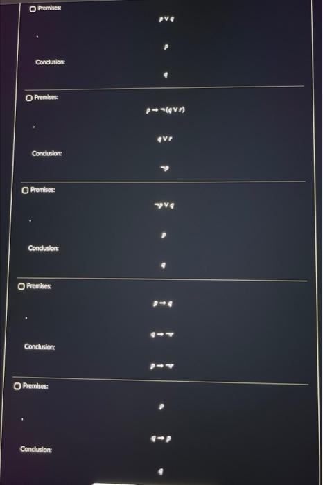 Solved which of the following arguments us valid ? | Chegg.com
