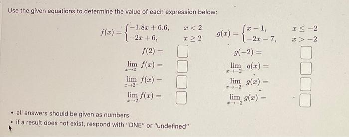 Solved Use the given equations to determine the value of | Chegg.com