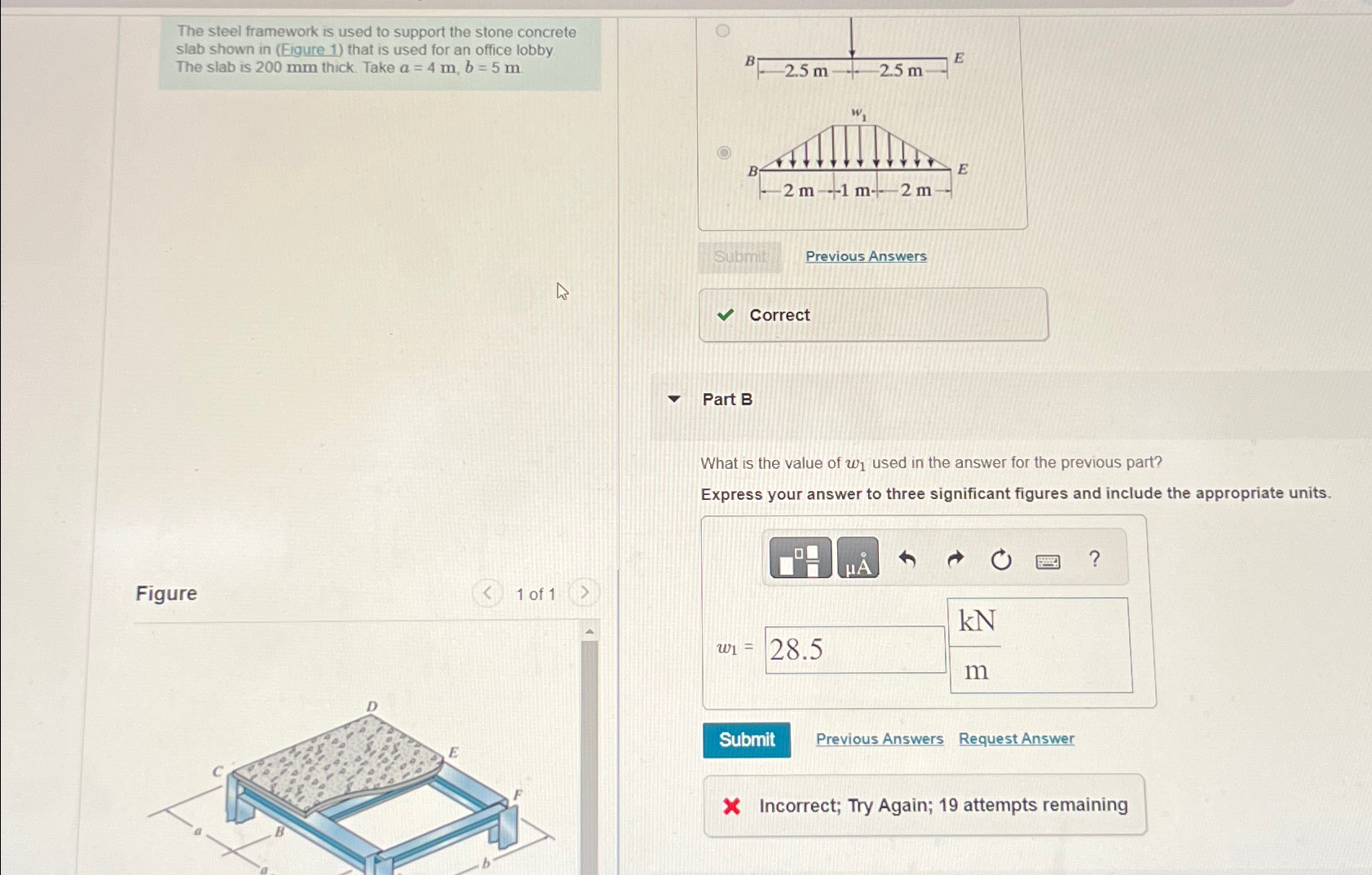The steel framework is used to support the stone | Chegg.com