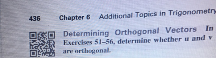 Solved 436 Chapter 6 Additional Topics in Trigonometry DOO | Chegg.com