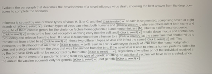 Solved Evaluate the paragraph that describes the development | Chegg.com