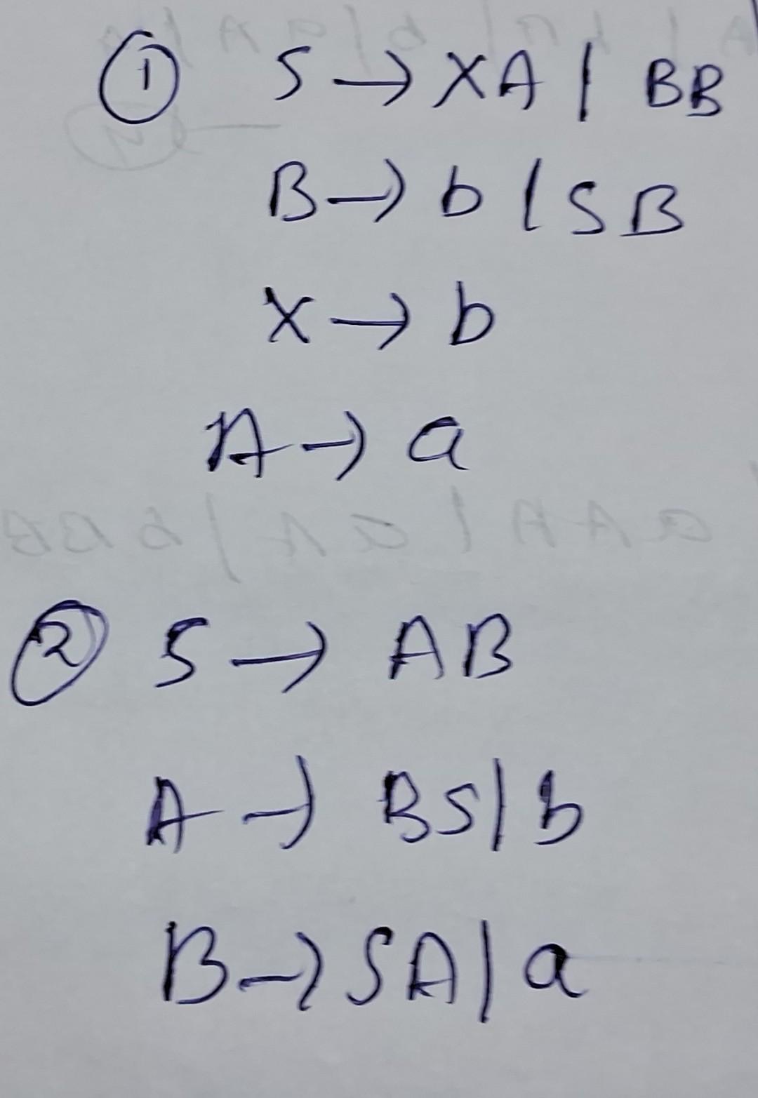 Solved Solve The Above Cnf To Gnf This Is Flat Subject