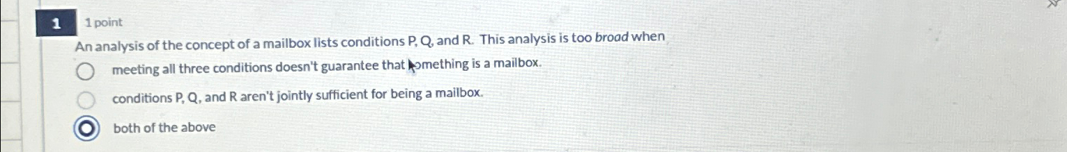 11 ﻿pointAn analysis of the concept of a mailbox | Chegg.com