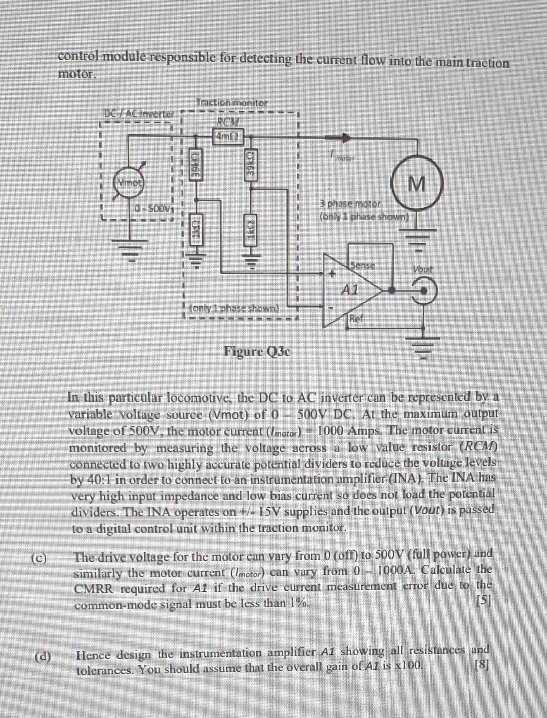 Solved Q3 Figure Q3a shows the circuit diagram of part of an | Chegg.com