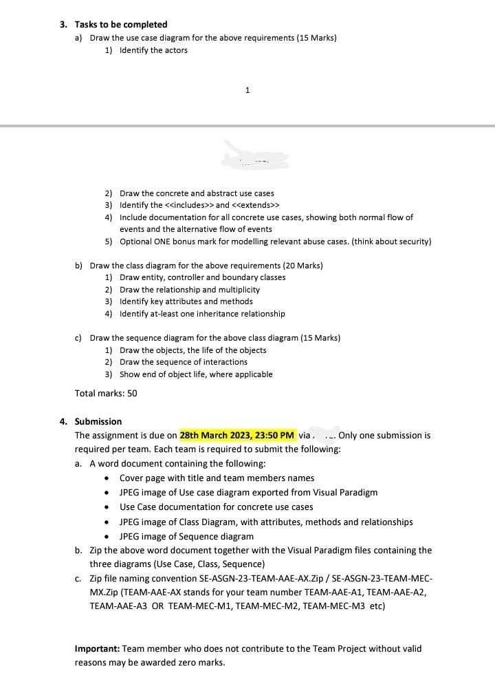 Solved 1. Introduction This is a group assignment. All teams | Chegg.com